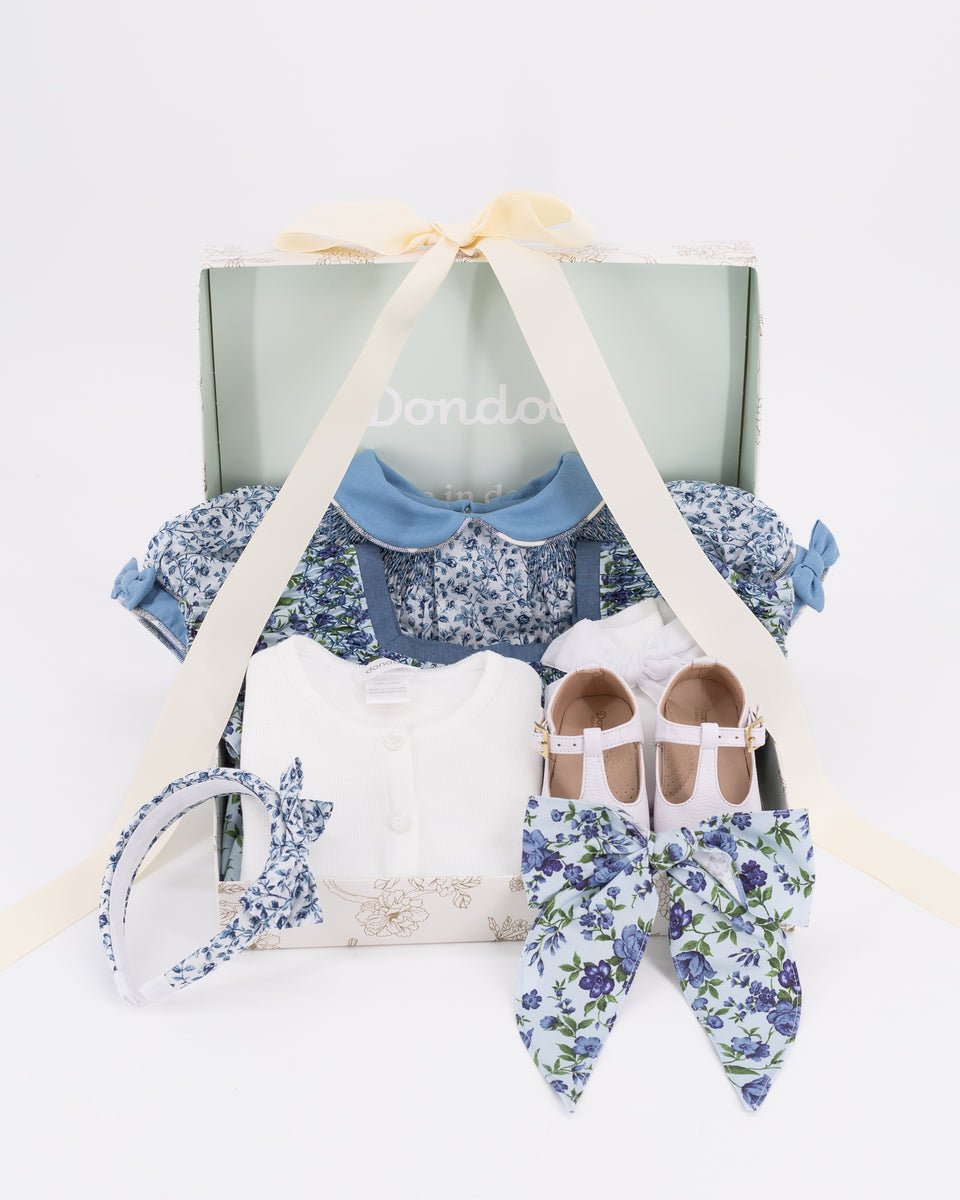 Bleu Floral Gift Box– Dondolo