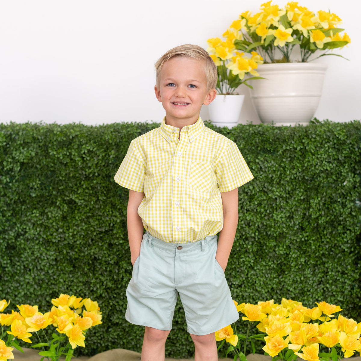 David Boy Button Down/Short Set– Dondolo