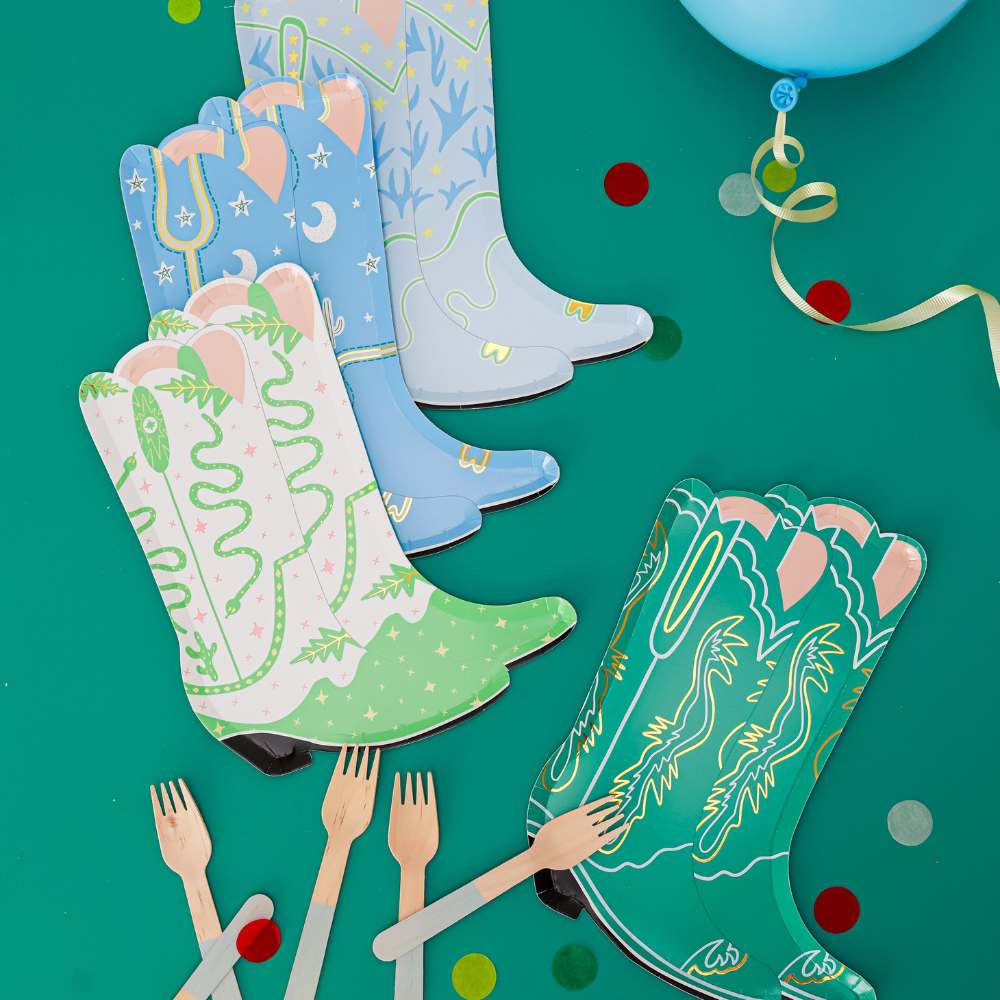 Yeehaw Large "Boot" Plates– Dondolo
