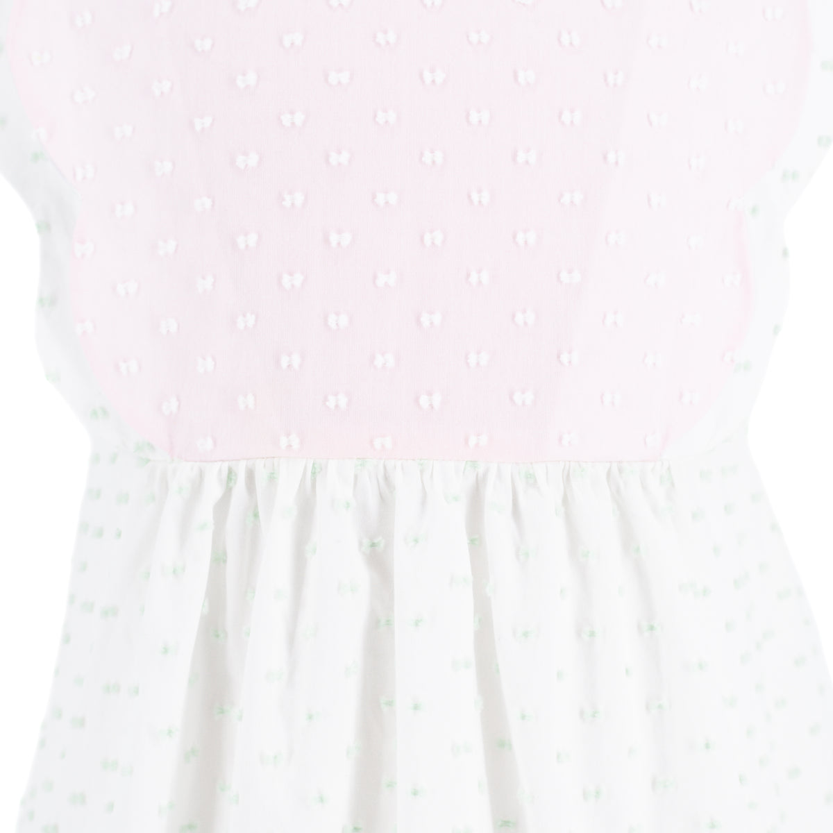 Pipa Girl Dress – White Spring Dress with Elegant Accents– Dondolo