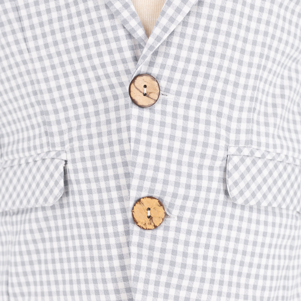 Hayden Boy Blazer – Grey Gingham for Timeless Spring Style– Dondolo