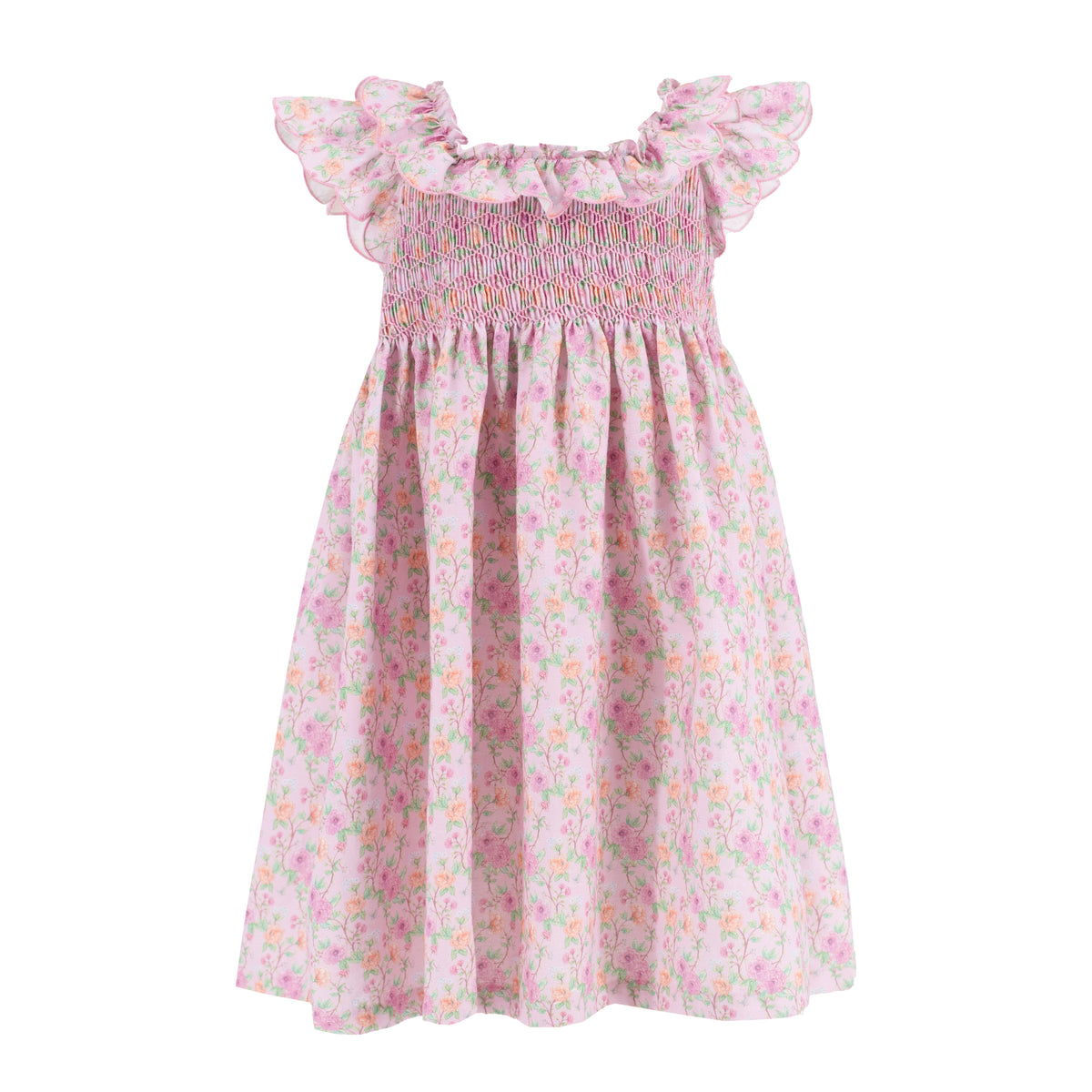 Mary Girl Dress - Peony Print– Dondolo