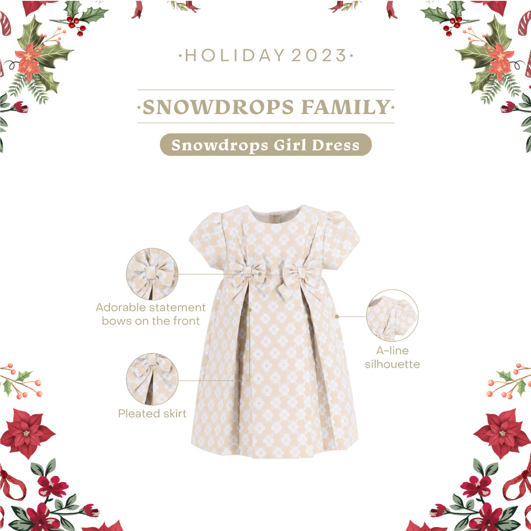 Snowdrops Girl Dress 3T size | Dondolo